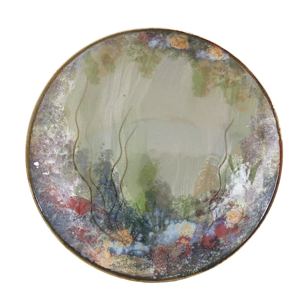Large Geo Dish Rock Pool Celadon |Scottish Shop